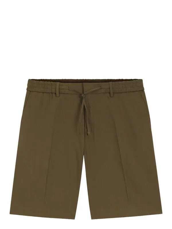 BOSS Tailored Formal Shorts - Dark Green