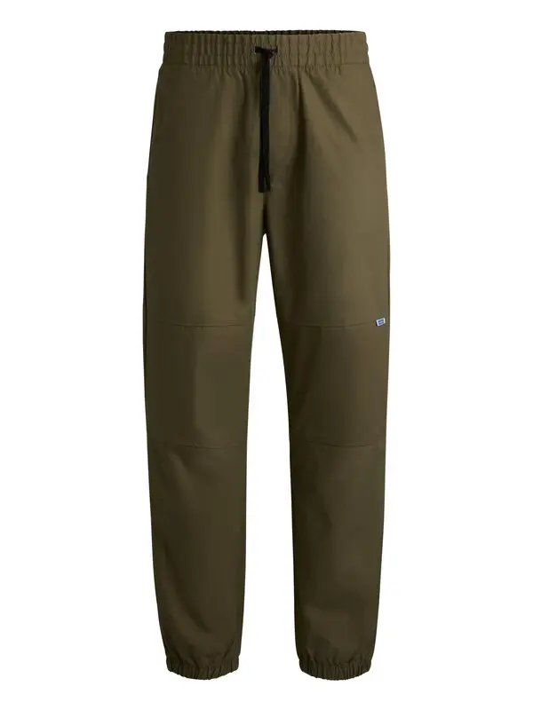 Hugo Tapered-fit Trousers - Light Green