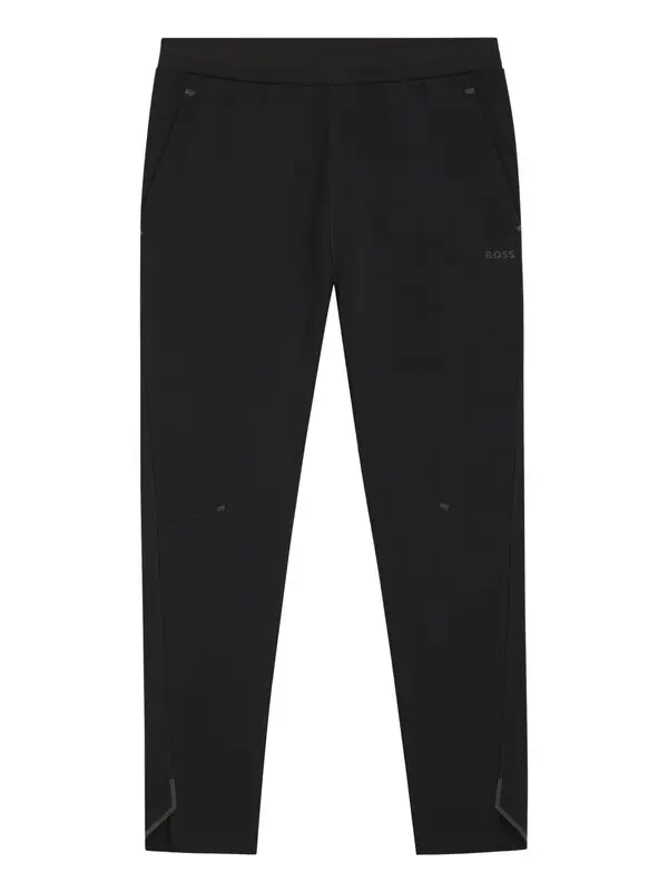 BOSS Quick-dry Trousers With Reflective Branding - Black