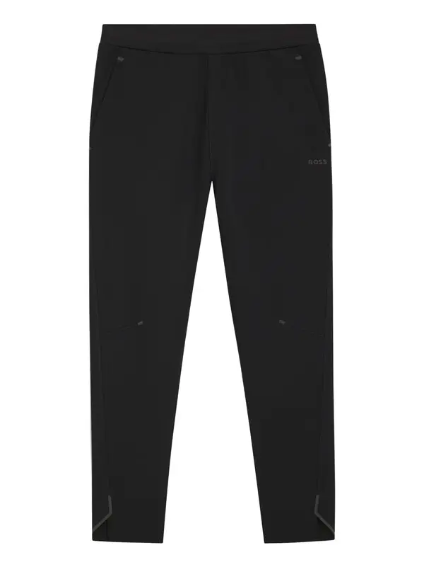 BOSS Quick-dry Trousers With Reflective Branding - Black