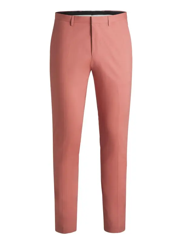 Hugo Extra-slim-fit Trousers - Light Pink