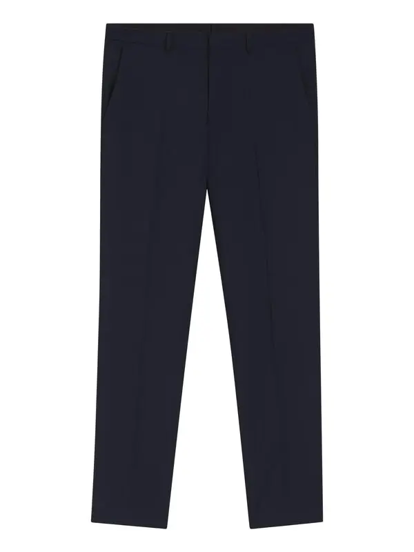 Hugo Extra-slim-fit Wool Blend Trousers - Dark Blue