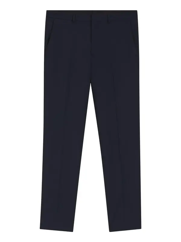 Hugo Extra-slim-fit Wool Blend Trousers - Dark Blue