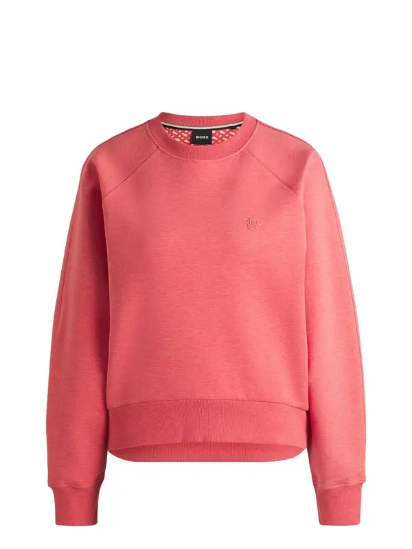 BOSS Double B Monogram Sweatshirt - Dark Pink