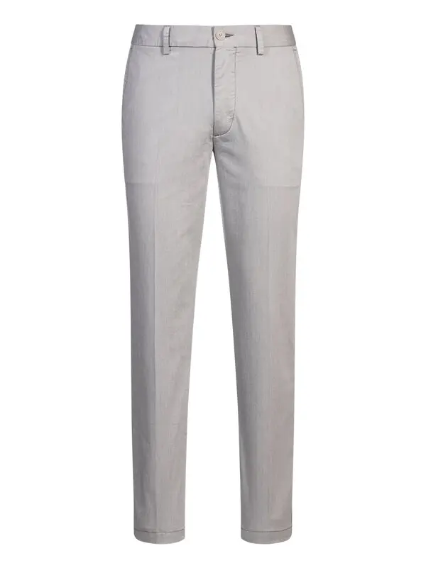 BOSS Slim-fit Easy-iron Trousers - Light Grey