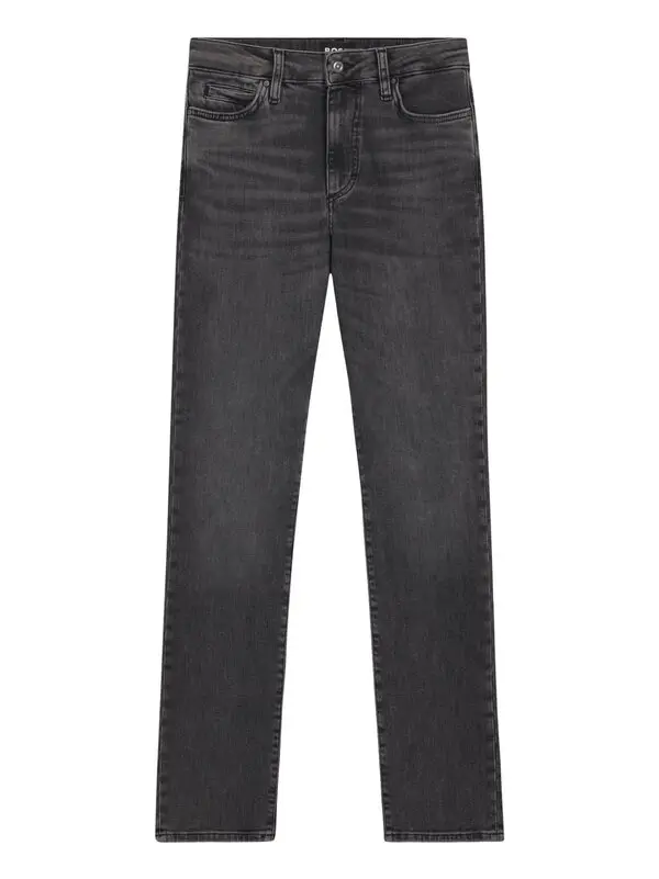 BOSS Slim-fit Performance-stretch Denim Jeans - Dark Grey
