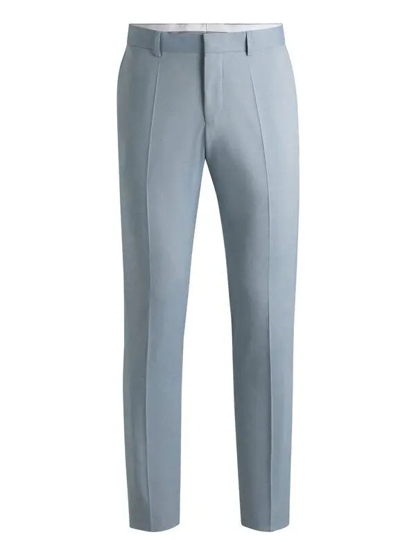 BOSS Stretch Chiffon Formal Trousers - Light Blue