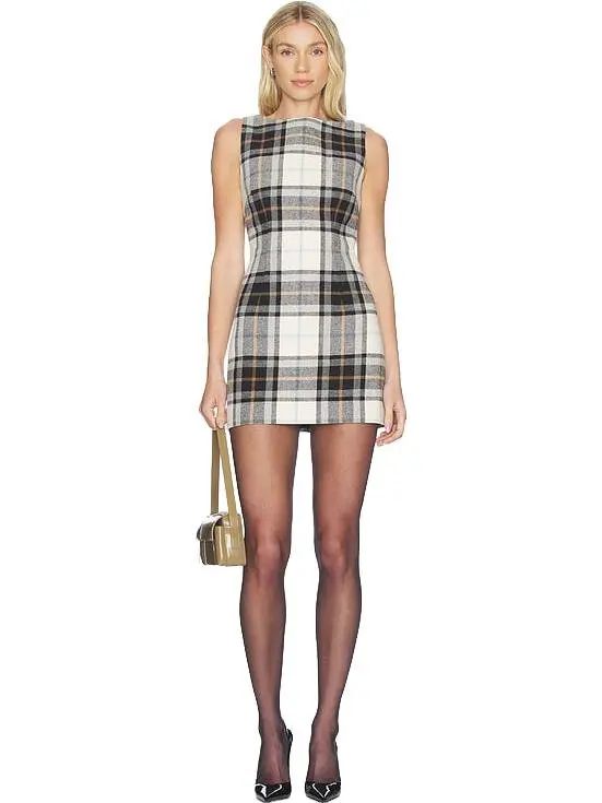 LOVERS AND FRIENDS Nola Mini Dress - Blue Plaid Multi