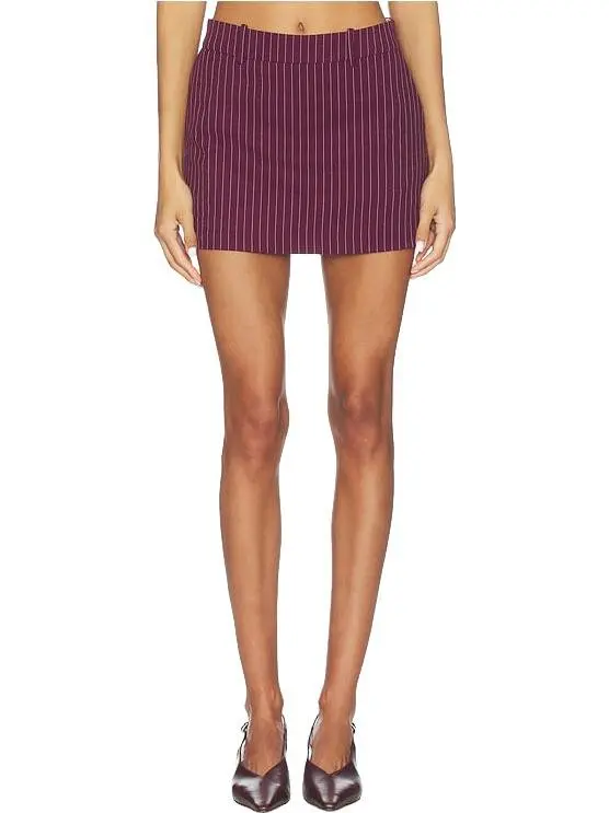 ARTLESS FOREVER Kaia Skort - Merlot Stripe