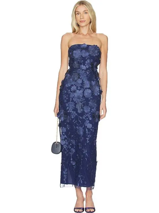LOVERS AND FRIENDS Popin Gown - Navy