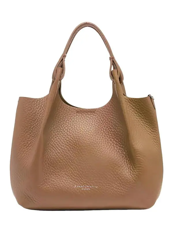 GIANNI CHIARINI Leather Shoulder Bag - Brown