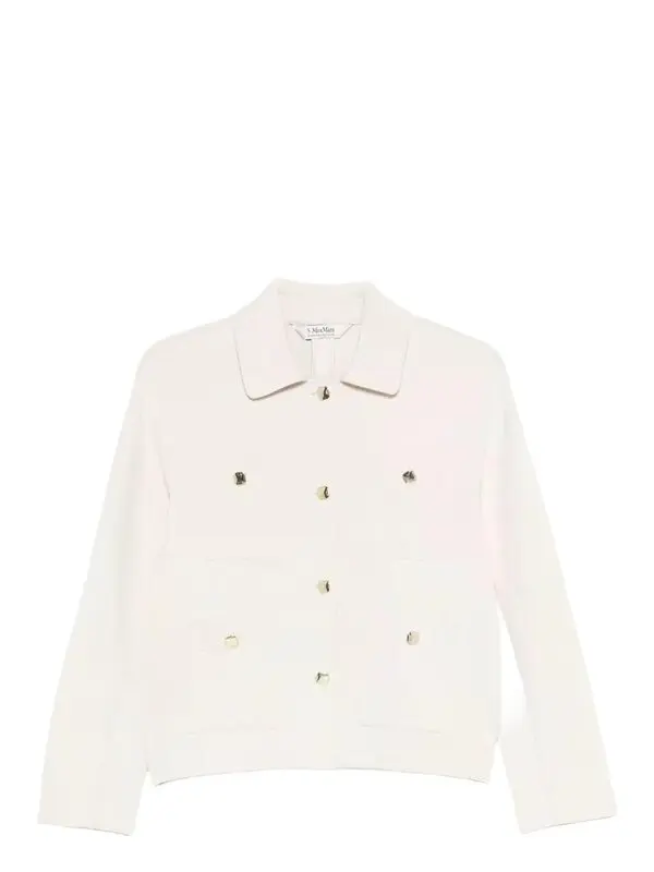 Max Mara Pocket Jersey Jacket - Neutrals