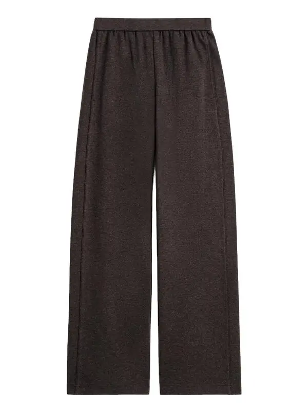 Cos Wide-leg Cotton Joggers - Brown