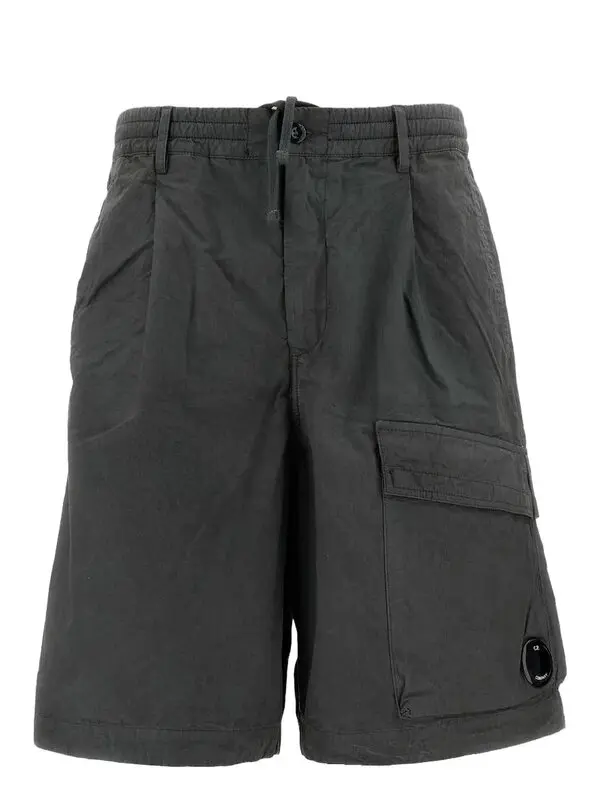 C.P. COMPANY Button-fastening Cargo Shorts - Grey