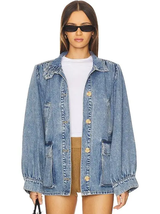 Steve Madden Marceline Jacket - Denim-medium