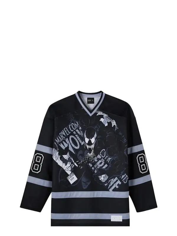 OVO X Marvel Venom Hockey Jersey - Black