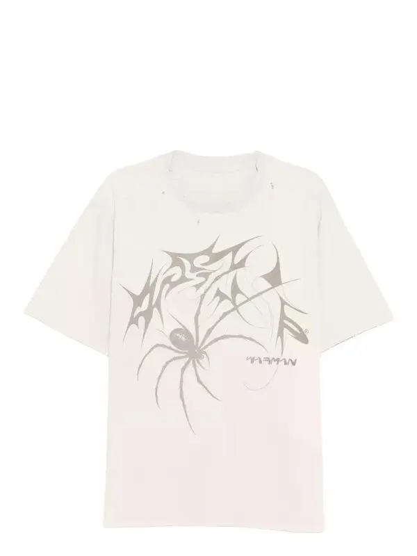 WARMAN Spider Graphic T-shirt - Neutrals