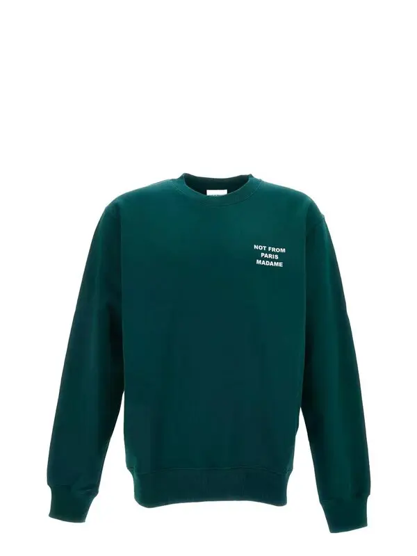 Drole De Monsieur Crew-neck Sweatshirt - Green