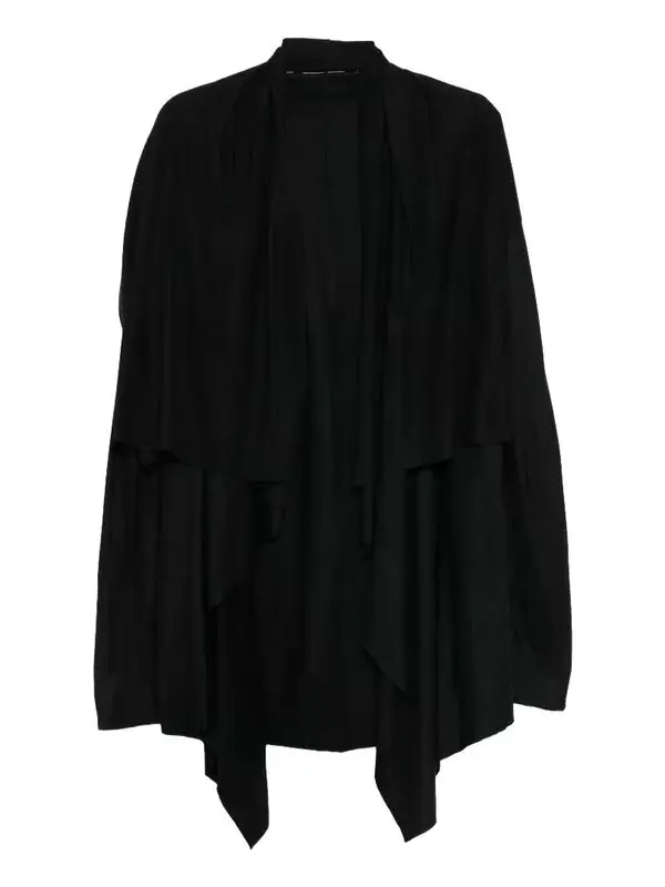 JULIUS Veiled Cardigan - Black