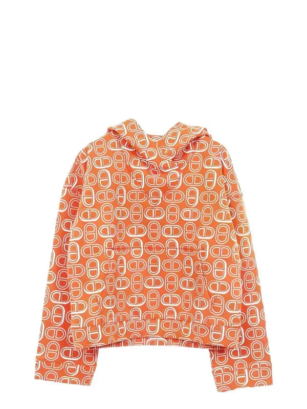Hermès 2010s Chaîne D'ancre Hoodie - Orange