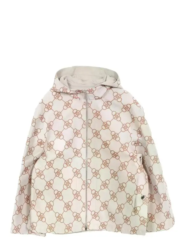 Hermès 2010s Patterned Hooded Jacket - Neutrals