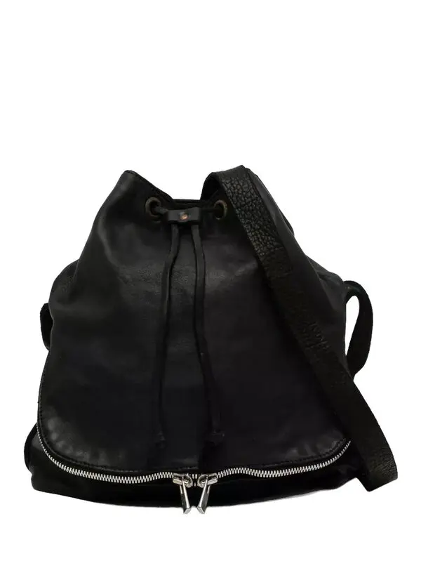 Guidi Leather Backpack - Black