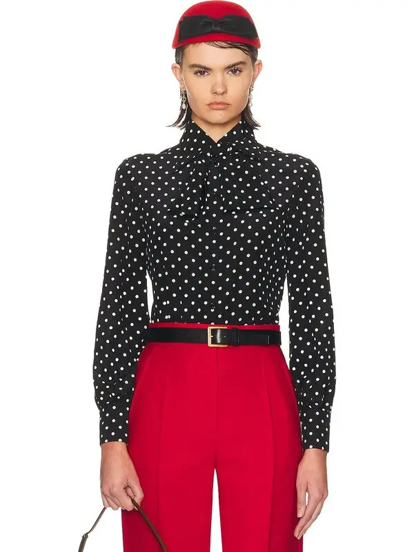 Valentino Garavani Plusdepois Pois Medio Shirt - Nero & Betulla