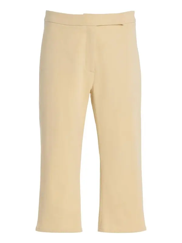 ALFIE Stretch-cotton Capri Pants - Neutral