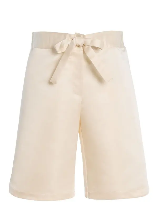 ALFIE Technical Satin City Shorts - Neutral