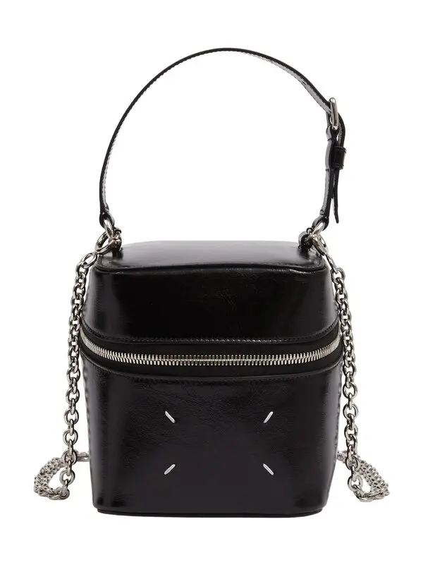 MAISON MARGIELA Cube Leather Bag - Black