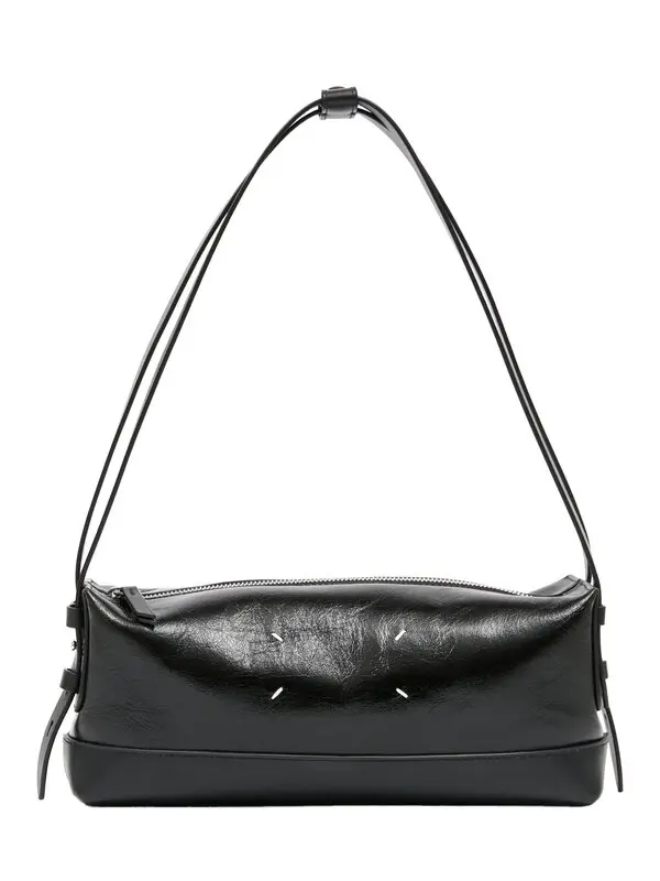 MAISON MARGIELA Small Leather Baguette By - Black