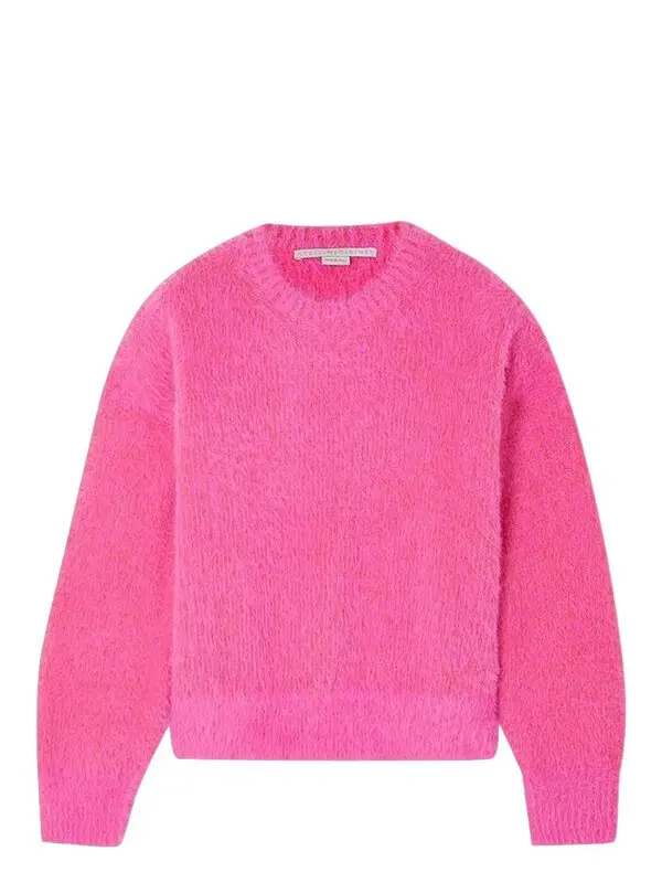 Stella McCartney Brushed-knit Sweater - Fuchsia