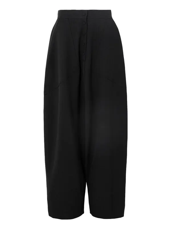 Stella McCartney Wool-twill Tapered Pants - Black