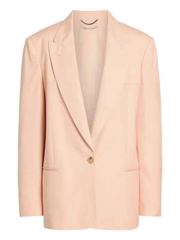 Stella McCartney Woven Blazer - Pastel Orange