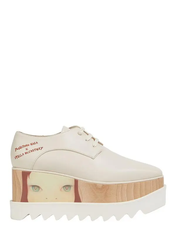 Stella McCartney Yoshimoto Nara Elyse Platform Brogues - Ecru