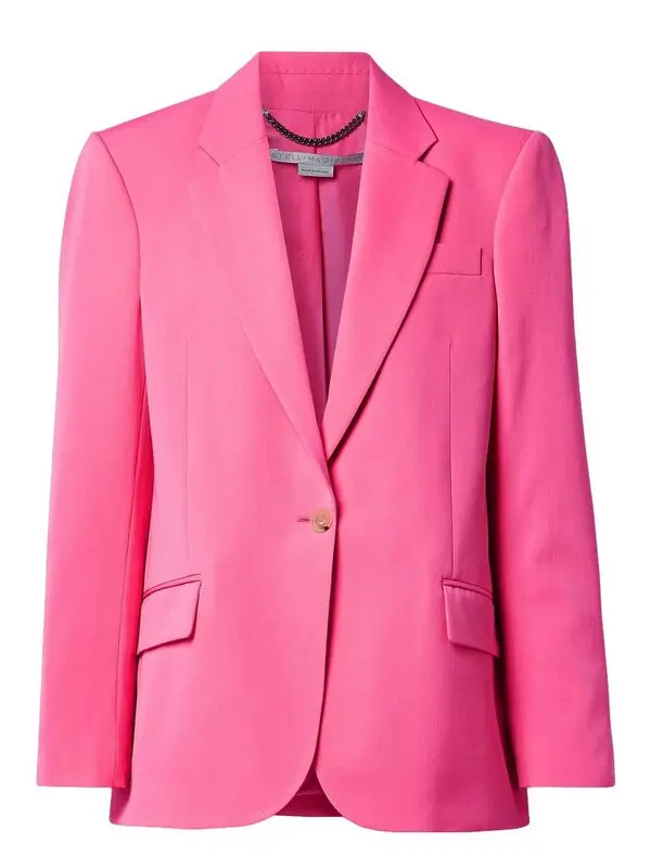 Stella McCartney Wool-twill Blazer - Bubblegum