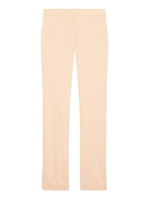 Stella McCartney Grain De Poudre Straight-leg Pants - Peach
