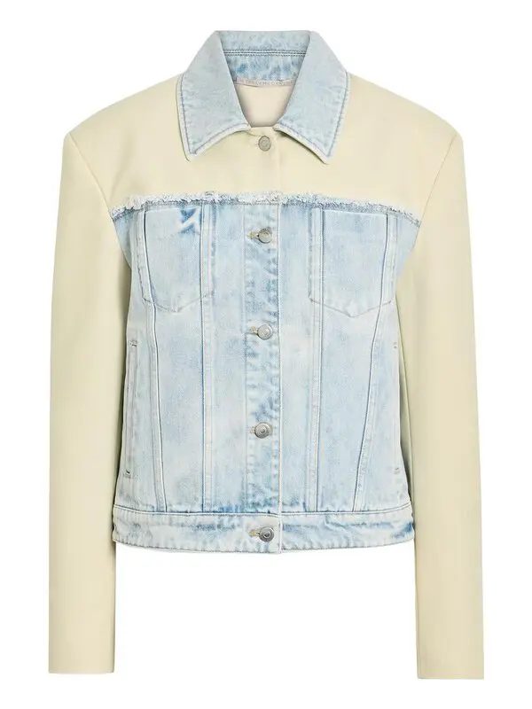 Stella McCartney Paneled Denim Jacket - Light Denim