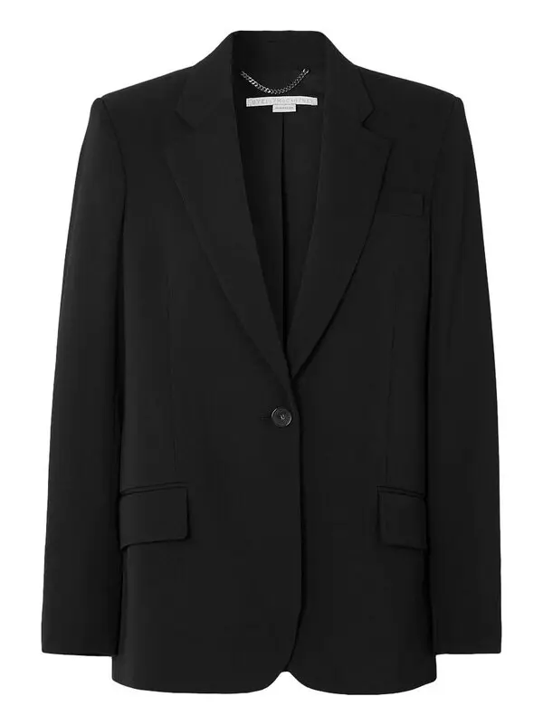 Stella McCartney Wool-blend Twill Blazer - Black