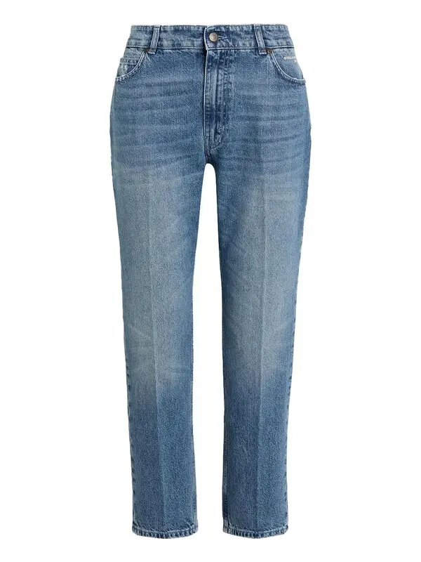 Stella McCartney High-rise Slim-leg Jeans - Light Denim