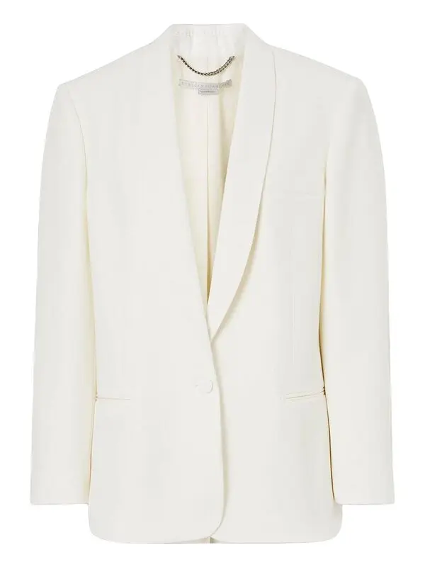 Stella McCartney Oversized Wool-twill Blazer - Ivory