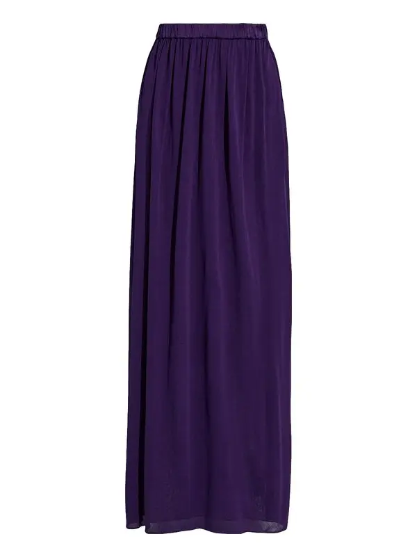 TOM FORD Gathered Jersey Maxi Skirt - Purple