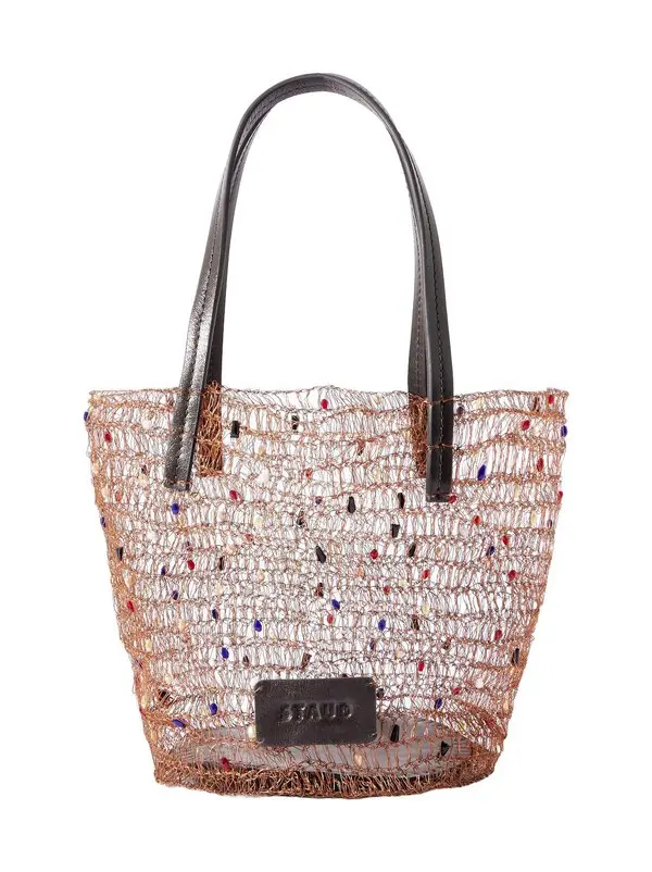 Staud Jewel Crocheted Bucket Bag - Multi