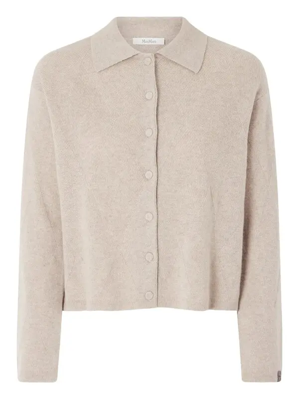 Max Mara Cashmere Cardigan - Neutrals