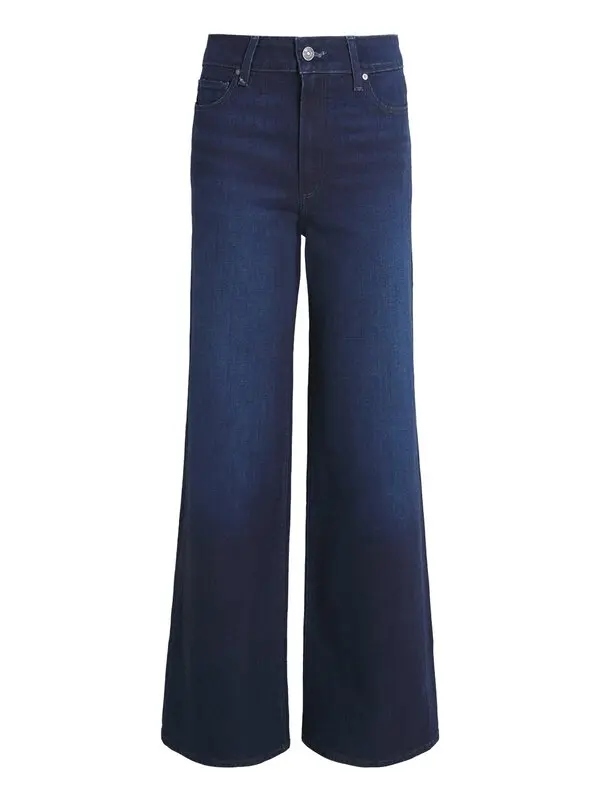 Paige Anessa Wide-leg Jeans - Blue