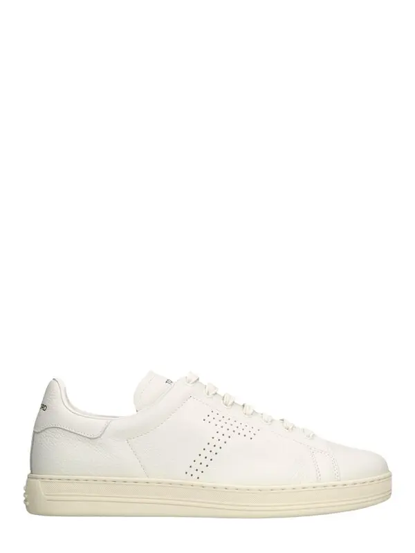 TOM FORD Leather Warwick Sneakers - White