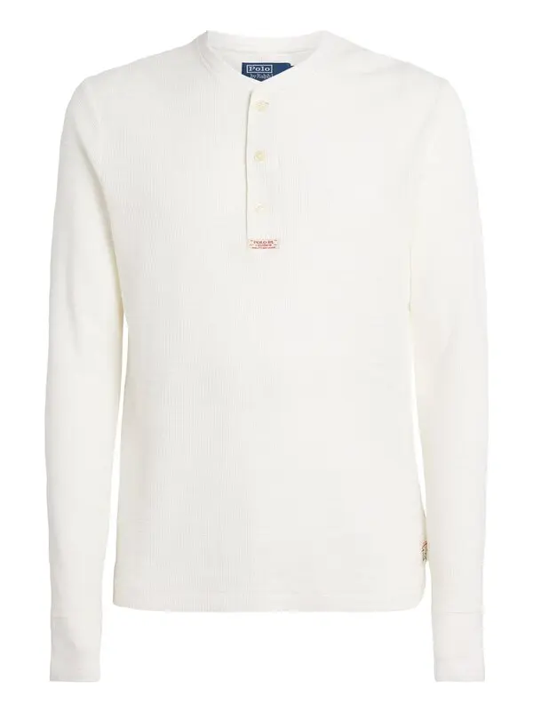 Polo Ralph Lauren Long-sleeve Henley T-shirt - White