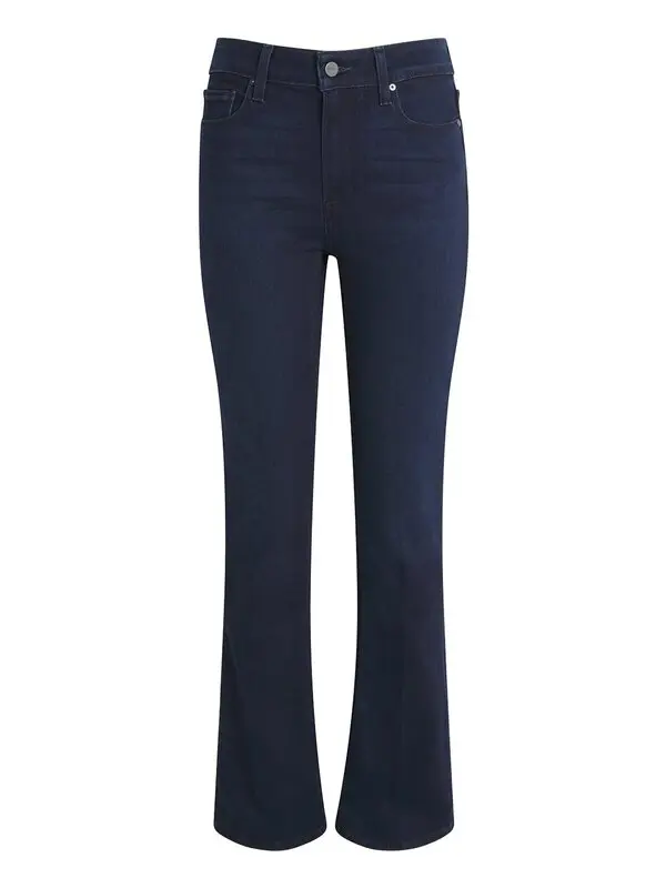 Paige Manhattan High-rise Bootcut Jeans - Navy