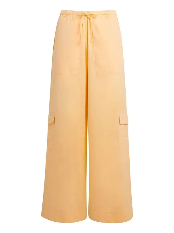 Faithfull The Brand Cotton Mico Trousers - Yellow