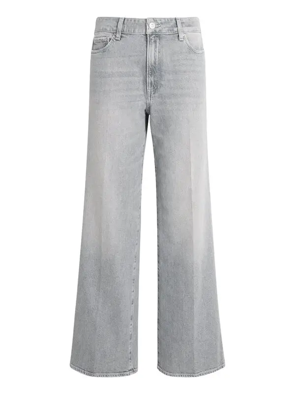 Paige Anessa Wide-leg Jeans - Grey